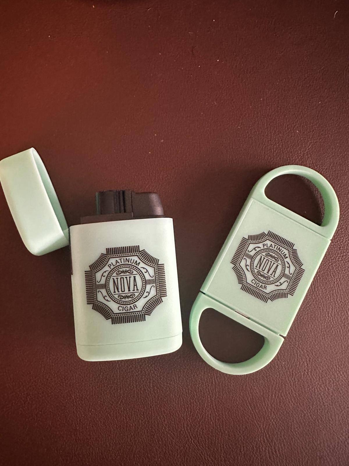 Platinum Nova Cutter and Lighter Kit – Entre Humos Cigar Emporium